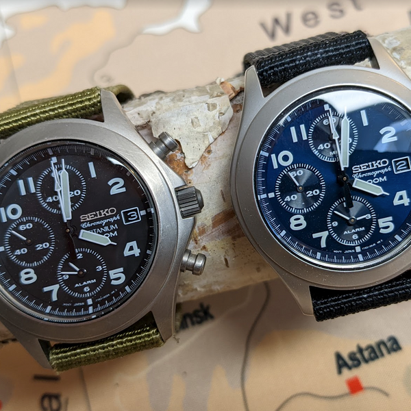 [WTS] Seiko military chronos "Army" & "Navy" | 40mm quartz ...