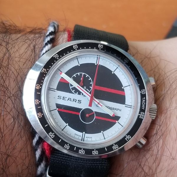 FSOT: Sears Vintage Chronograph by Leonidas Heuer Jacky Ickx F1 Almost ...