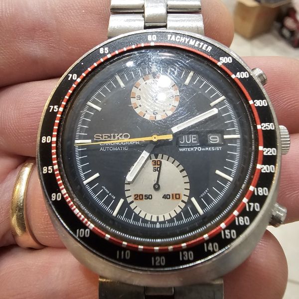Seiko Men's Watch 6138-0017 UFO 1972-73 Vintage Automatic Chronograph ...