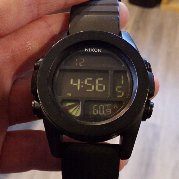 Men's NIXON "The Unit" Digital Watch w/ New Battery - Works Great ...
