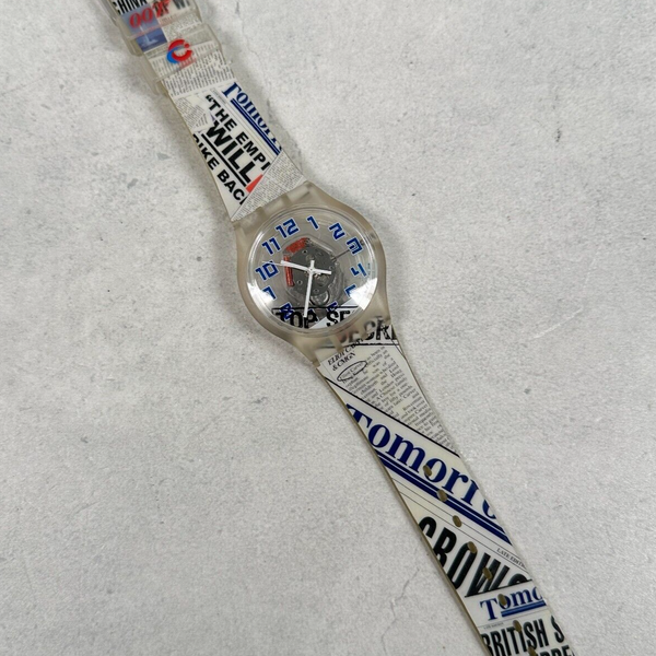 Swatch Watch 38mm James Bond 007 Elliot Carver Tomorrow Never Dies New ...