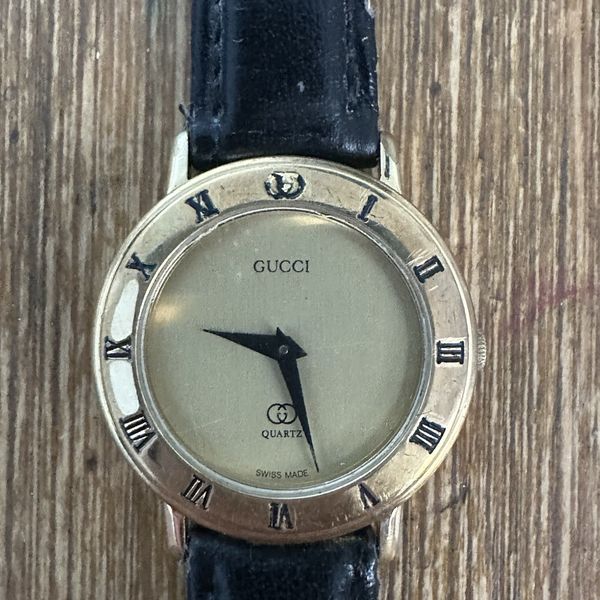 Gucci 3000L Gold Plated Women's Quartz Watch - New Battery Fitted - ETA ...