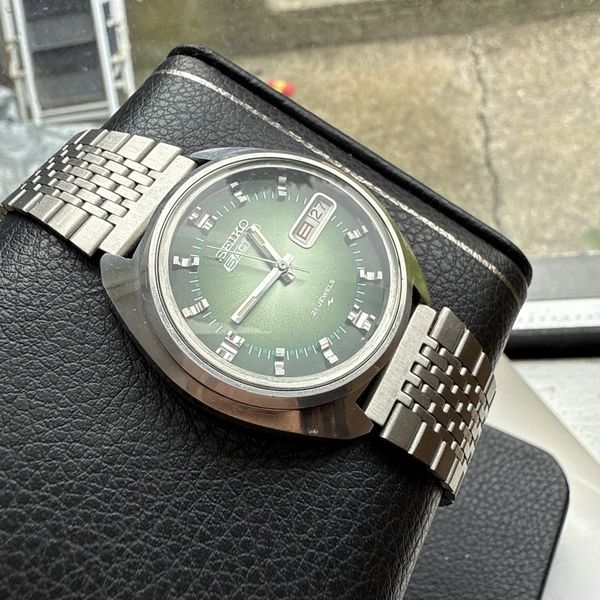 1973 Seiko 5 Actus 7019-7210 Emerald Green JDM Only Rare!! SERVICED 4-27-2025!!! | WatchCharts ...
