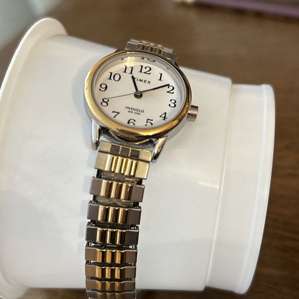 Womens Timex Indiglo 30wr Two Tone Fully Functional W/ Backlight |New ...