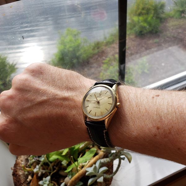 [WTS] Vintage 1954 Omega Seamaster (with Omega cal. 471) on Hirsch ...