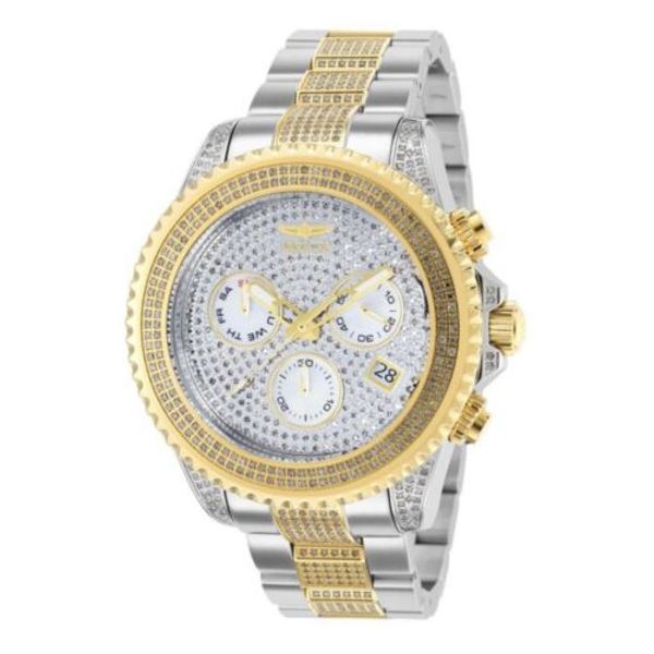 Invicta Grand Diver Quartz 3.35 ctw Diamond Bracelet Watch 47mm (36435 ...