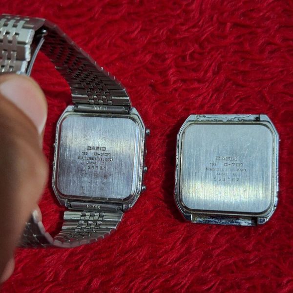 Vintage Casio C-701 Calculator Watch + C-701 Shell | WatchCharts ...