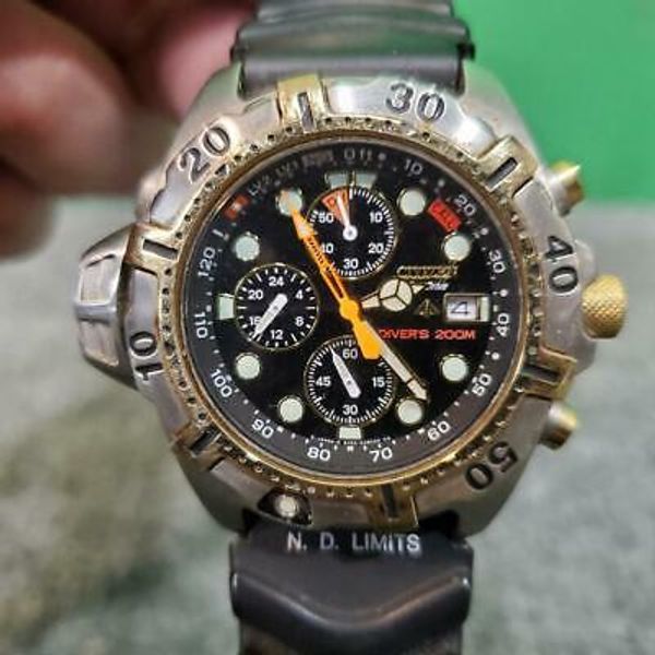 Citizen Promaster Acqualand ECO-DRIVE B740-H28264 200m Diver Watch ...