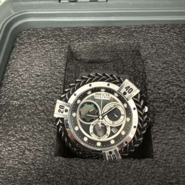 Invicta Bolt Reserve Hercules Watch W BOX AND 4 Bands Needs Repair ...