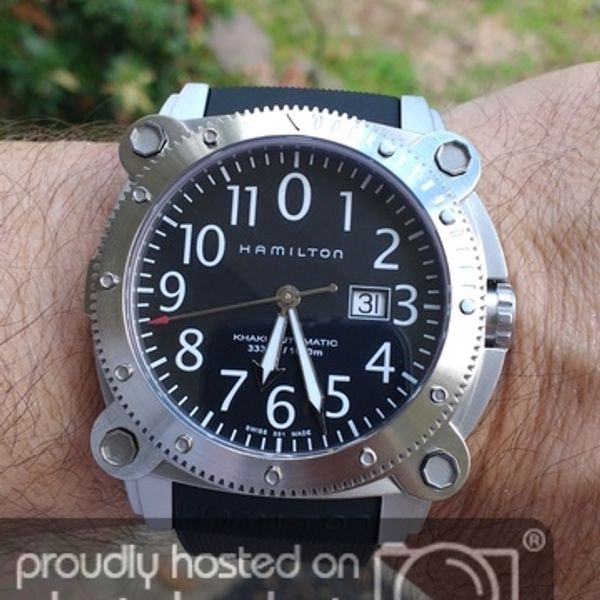 FS: Hamilton Below Zero 1000M Diver | WatchCharts Marketplace