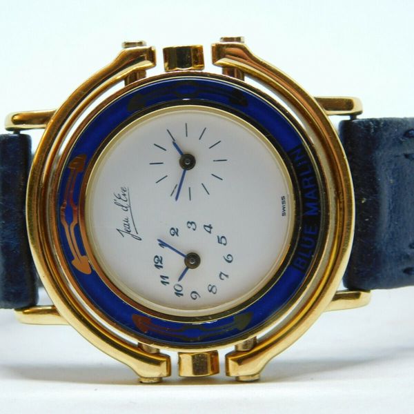 Jean d'Eve BLUE MARLIN Swiss Made Quartz Analog Women's Watch New ...