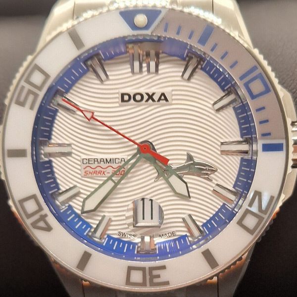 Doxa Shark Ceramica 300 L Diver Automatic Swiss Watch | WatchCharts ...