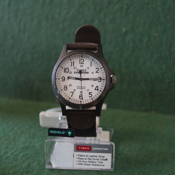 Timex TW4B08200, Men's "Expedition Acadia" Black Nylon Watch, Indiglo, Date, NEW | WatchCharts ...