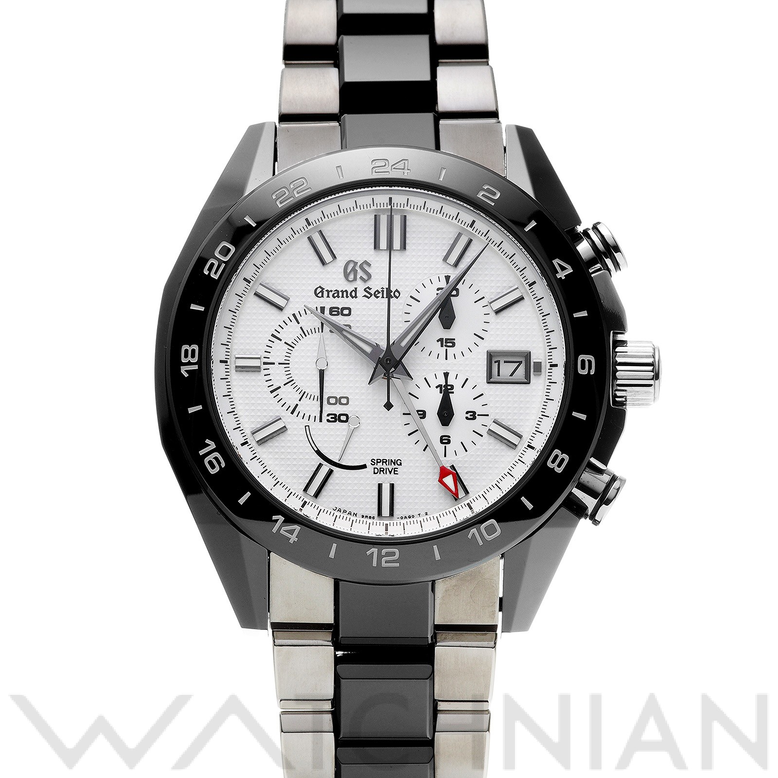 [Used] Grand Seiko Grand Seiko Sports Collection Spring Drive Chronograph SBGC221 White Men's ...