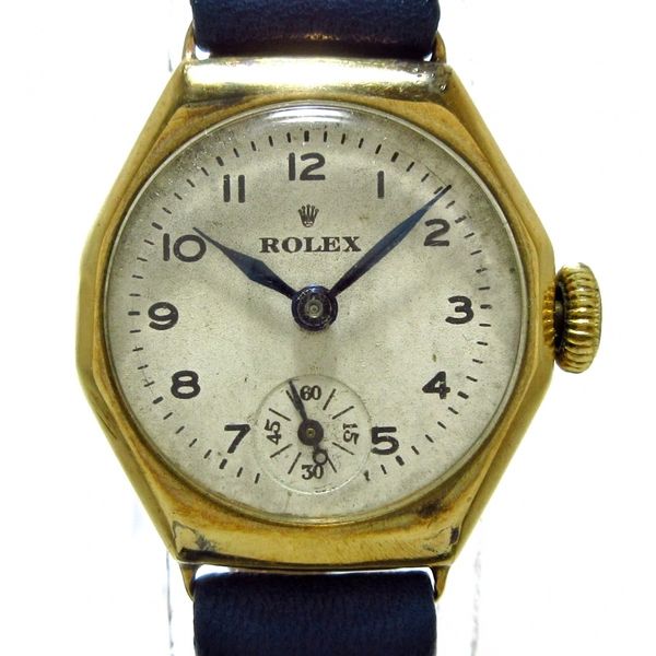 [New] [Used] ROLEX Small Second Watch External Leather Belt / Octagon ...