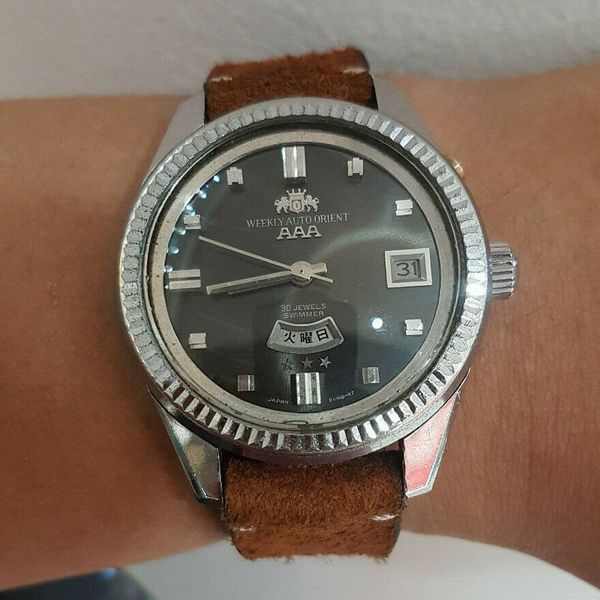 Vintage Orient Swimmer Orient Weekly Auto Orient AAA 30 jewels Orient ...