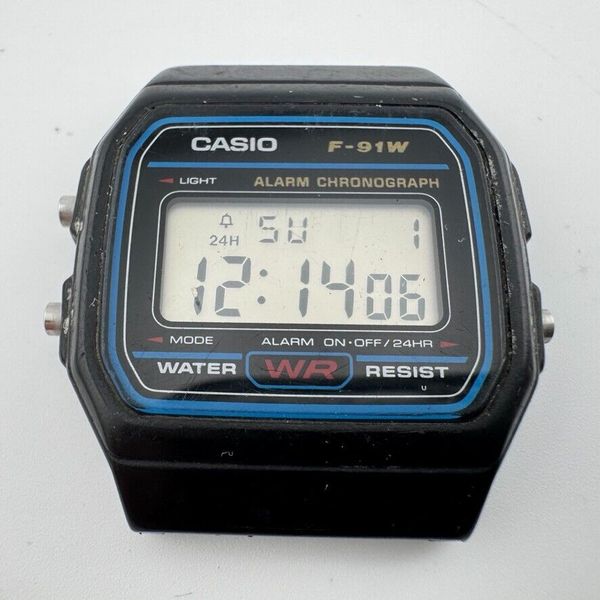 Casio F91W-1 Classic Digital Sport Watch - NO BAND | WatchCharts Marketplace