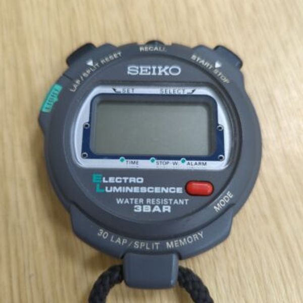 SEIKO StopWatch SO32-4000 vintage sports vgc fully working ...