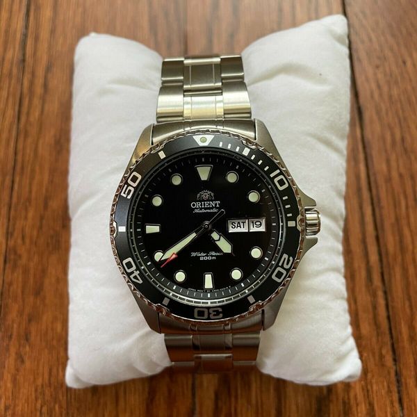 Orient Ray II FAA02004B9 Black Automatic Men's Dive Watch | WatchCharts ...