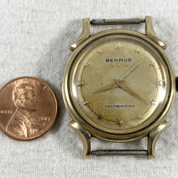 Vintage Benrus Self Winding 10K Gold Filled Watch Runs | WatchCharts ...