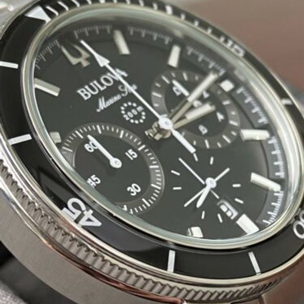 Bulova Casual Marine Star Analog Watch (Model: 96B272) Stainless Steel ...