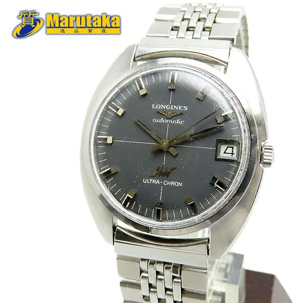 Longines Ultracron automatic winding gray Cal.431 LONGINES C line case ...