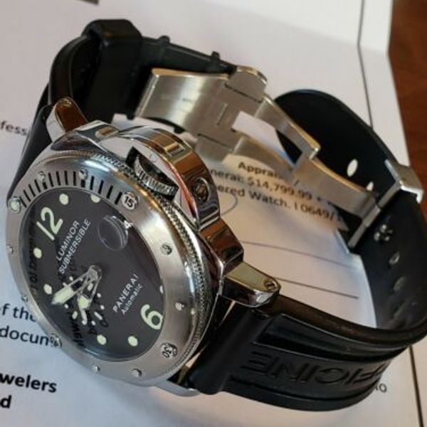 PANERAI LUMINOR SUBMERSIBLE FIRENZE 1860 Pam24 / RARE LIMITED OF 1500 ...