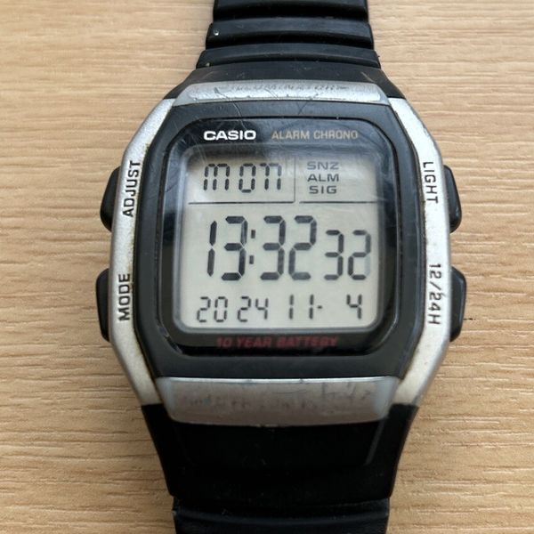 Original Casio W-96H-1AVES Digital Quartz Analogue Mens Wrist Watch ...