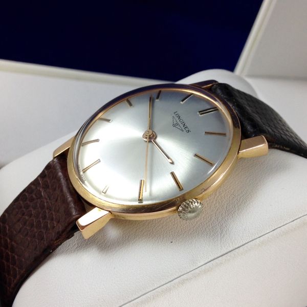 FS: Vintage Longines Solid 18k Gold w/ Original Box, Strap & Buckle ...