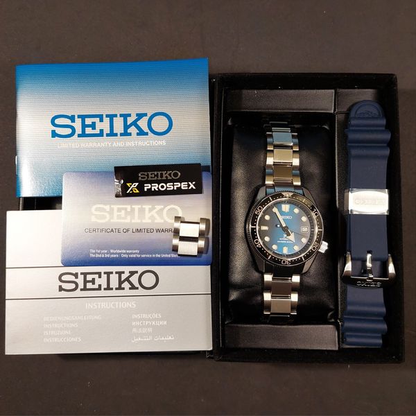 Seiko Prospex Men's Watch - SPB083 Great Blue Hole Sbdc065 Stainless ...
