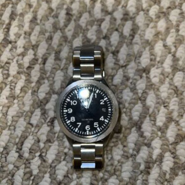 FOSSIL AM4562 Aeroflite Black Dial Stainless Steel Men's Watch (needs ...