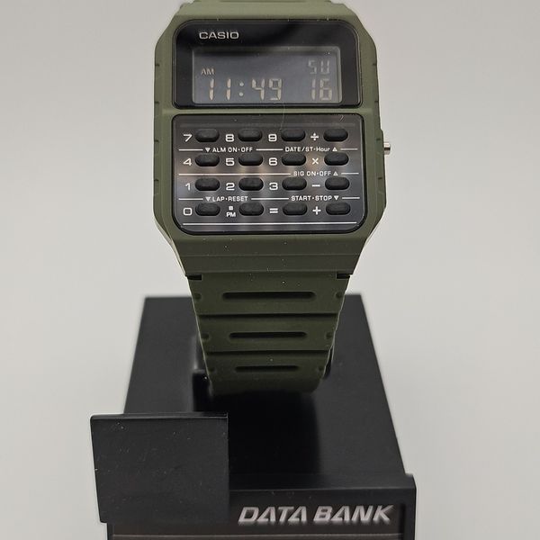Casio CA53WF-3B, 8-Digit Calculator Watch, Resin Band, Day/Date, Alarm ...