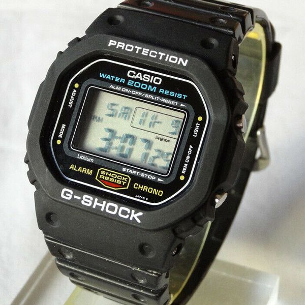 Vintage Casio DW-5600 DW5600 Module 901 Mens G-Shock Digital Watch ...