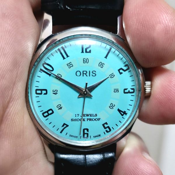 Refurbished Original Oris ICE Blue Dial Swiss-Made movement ...