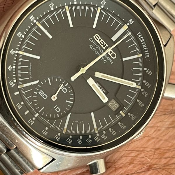 Vintage Seiko Baby Jumbo Chronograph Automatic Watch Reference 6139 ...