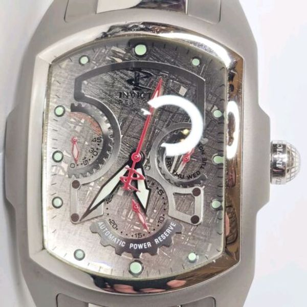 Invicta Reserve Lupah Men's Automatic Meteorite Watch 5759 Titanium ...