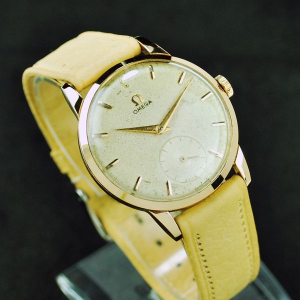VINTAGE OMEGA cal 265 18K Solid Gold Case | WatchCharts