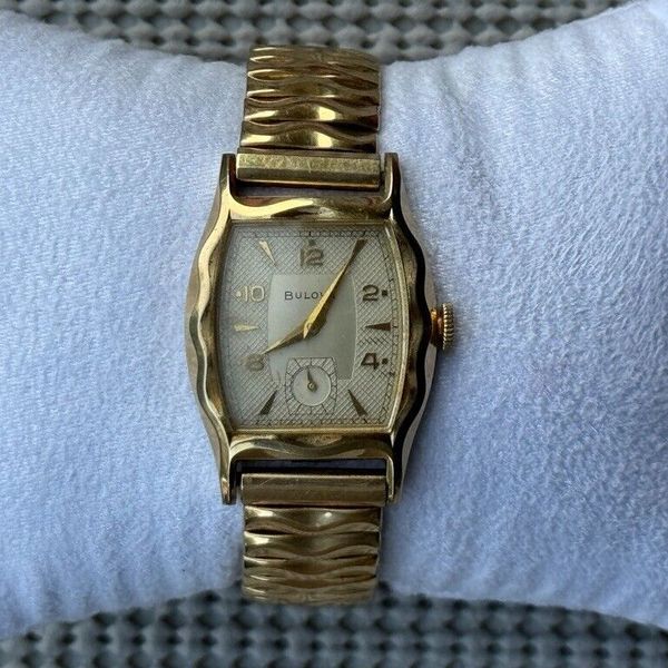 Vintage 1955 Bulova Senator D Manual Wind 17Jewel 11AC Rolled Gold ...