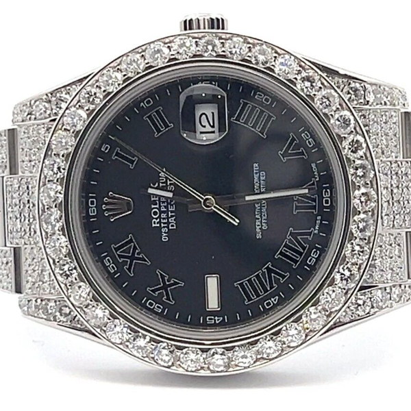 Mens Rolex Datejust II XL Diamond Watch | WatchCharts Marketplace