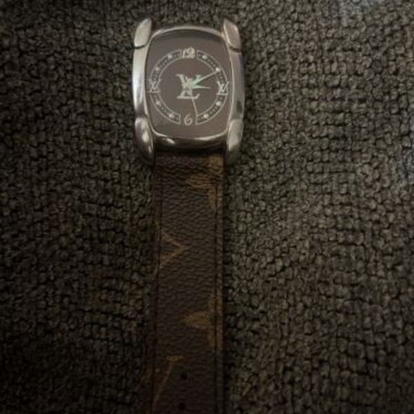 Vintage Louis Vuitton Paris Woman’s Leather Watch New Battery ...