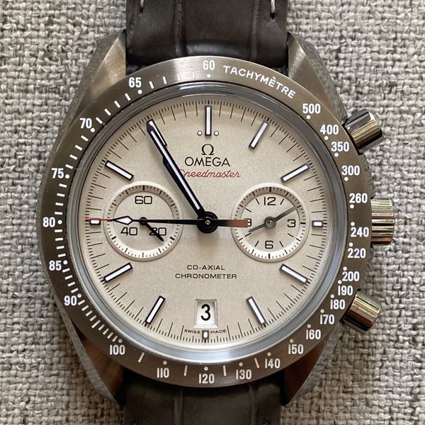 FS: LNIB Omega Speedmaster Grey Gray Side Of The Moon 311.93.44.51.99 ...
