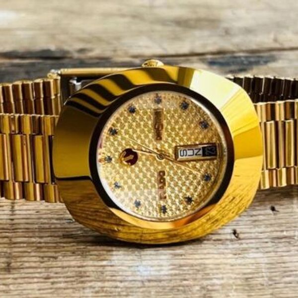 RADO DIASTAR Automatic GENTS Watch, yellow dial, ETA 2836 movement ...