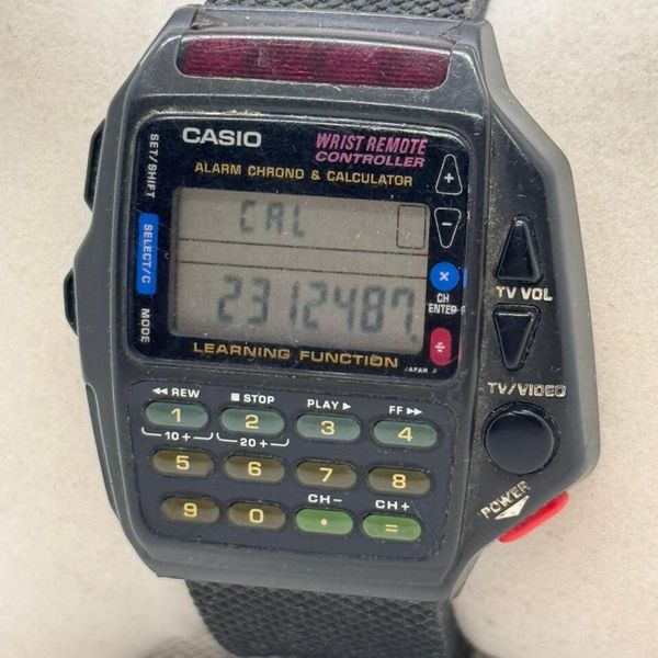 Casio CMD-40 TV Remote Vintage Watch Module. 1174 Rare Working Japanese ...