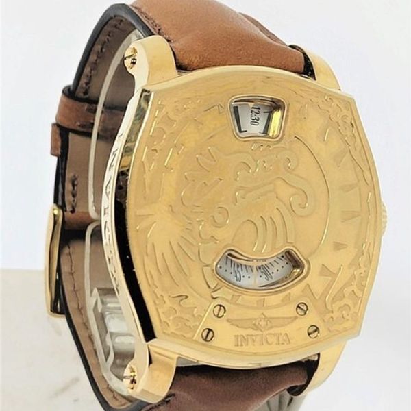 New Invicta Swiss Made Jumping Hour Dragon 2839 25J ETA 2824-2 Gold ...