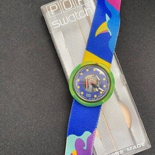 Swatch Pop Swatch Watch Swiss Made Skeletonized Rare Model, Pop Swatch ...