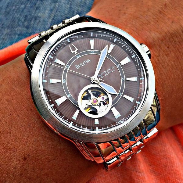 FS: LNIB Bulova Open Heart 21 Jewel Automatic on Bracelet 96A101 ...