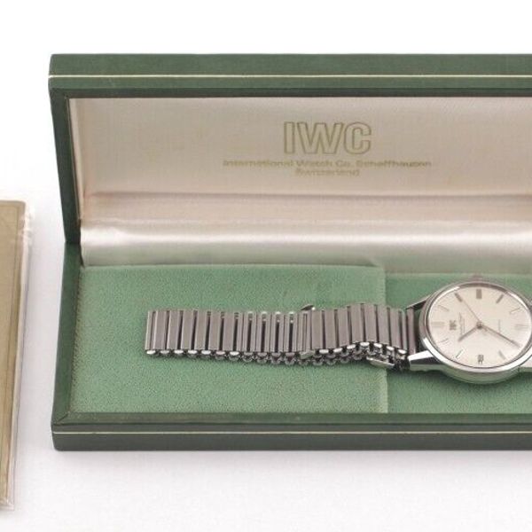 1970's Vintage IWC Watch Box And Papers International Watch Co ...