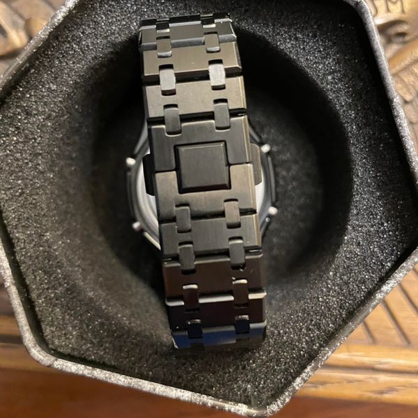 [WTS] CasiOak G-Shock AP Mod. GA-2100 w/ Black bracelet & Black/steel ...
