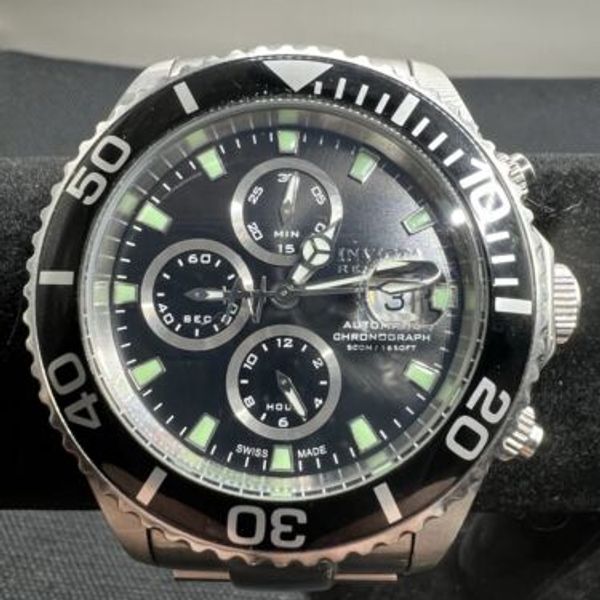 Invicta Reserve 500m Automatic Chronograph Valjoux 7750 Model No. 6892 ...