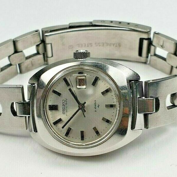 Seiko Matic Lady 2517-0340 21J JDM 1970 Date Indicator Auto Womens ...